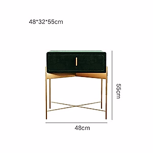 HIGOH Bedside Table Living Room, Bedroom, Cabinet, Bedside Cabinet, Simple and Modern Bedside Cabinet (Color : 2)