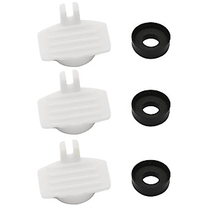 Luomorgo 3 Pcs Cup Seal & Diverter Gate Compatible with Bathtub Spout, Shower Tub Spout Replacement Parts