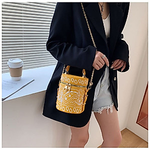 BVWEY Ethnic Style Bucket Bags Women's Crossbody Shoulder Bags Summer Beach Handbag