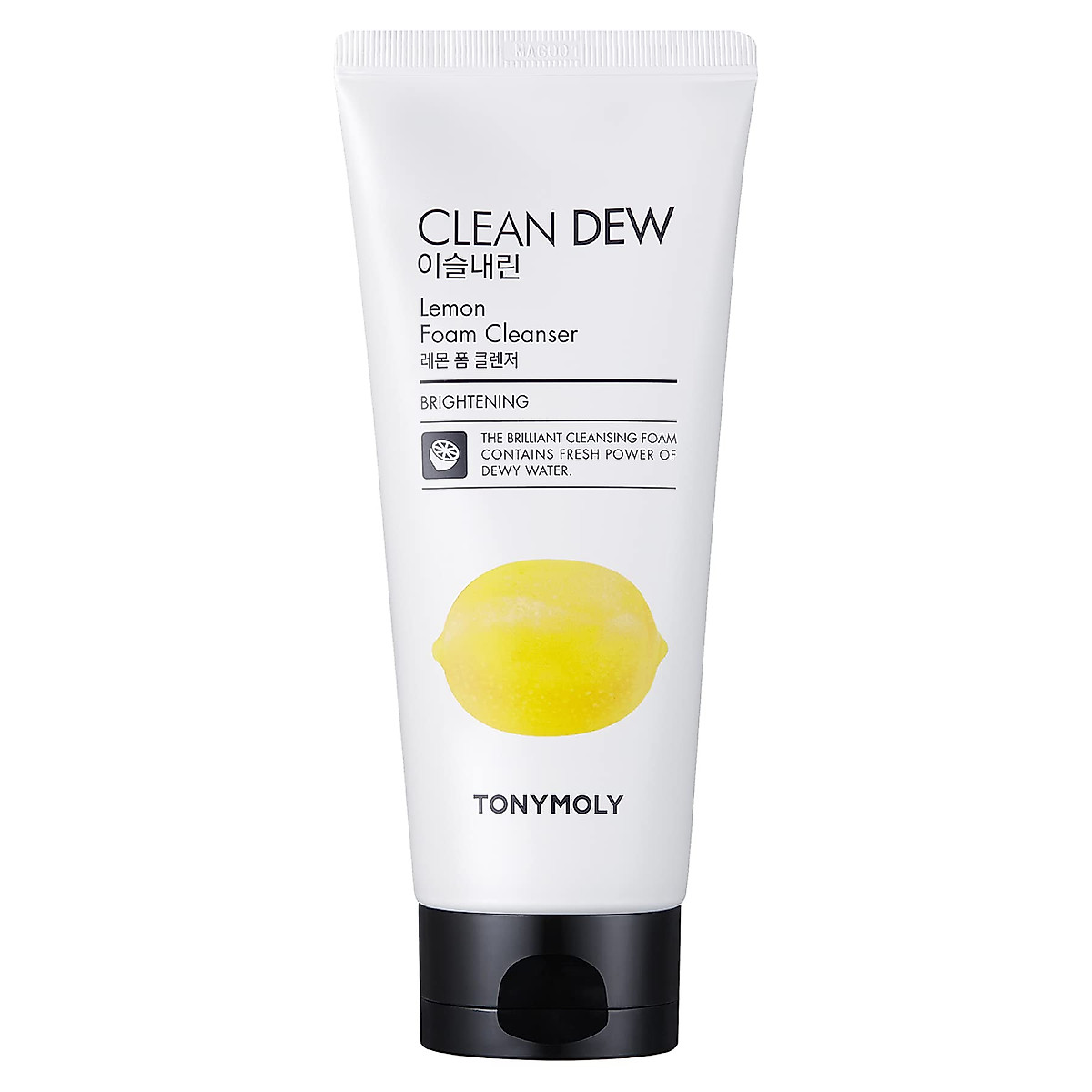 TONYMOLY Clean Dew Lemon Foam Cleanser, Lemon, 6 Fl Oz