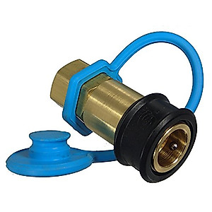 M.B. Sturgis Inc. 1/2" ID Gas Grill Quick Disconnect Gas Connector Kit (10 Feet)