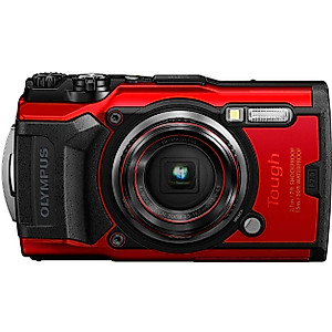Olympus Tg-6 Tough Camera - Red + 32 GB Memory Card