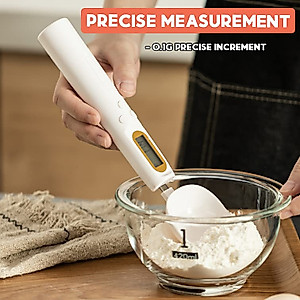Digital Spoon Scale Electronic Measuring Spoon for Food, Spice High Precision with LCD Display Weights up to 500g (USB Charging)