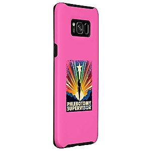 Galaxy S8+ Phlebotomy Supervisor Funny Female Hero Job Women Case