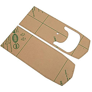 7.7 x 3.7 Inchs Pencil Bag Making Template Set with Clear Acrylic Pen Organizer Box Pattern Mould for DIY Leathercraft Tool