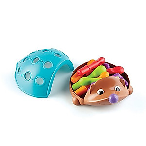 Learning Resources MathLink Cube Big Builders, Imaginative Play, Math Cubes, Early Math Skills, Set of 200 Cubes, Ages 5+ & Spike The Fine Motor Hedgehog, Sensory, Toys for Toddlers, Ages 18 Months+