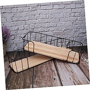 CAXUSD 2pcs Bathroom Storage Mounted Storage Shelf Home Storage Rack Bookshelf for Office Storage Stand Wall Mounted Shelves for Storage Floating Bookshelves Hanging Wall Wooden