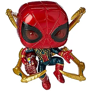 Funko Pop! Marvel: Avengers Endgame - Iron Spider with Nano Gauntlet, Multicolor (45138),3.75 inches