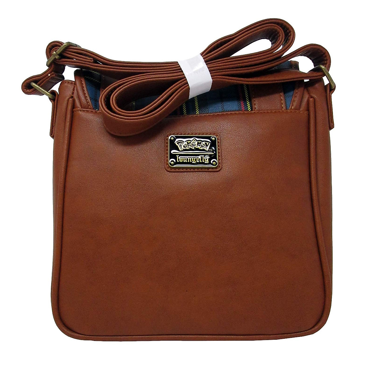 Loungefly x Pikachu Tartan Plaid Crossbody Bag (One Size, Multicolored)