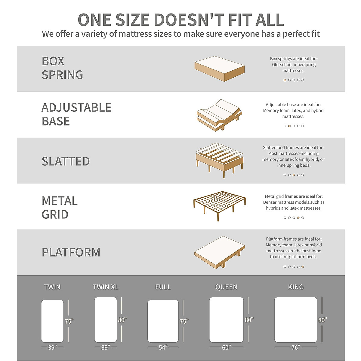 Cejato Full Size Mattress,10 Inch Hybrid Full Mattress in a Box with Memory Foam & Individual Pocket Spring for Pain Relief,Medium Firm White Full Mattresses,CertiPUR-US Certified.