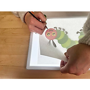 CutterPillar Glow Elite Mini LED Light Board, with Translucent, Self-Healing Cutting Mat