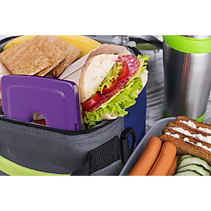 Healthy Packers Ice Packs for Lunch Bags - Freezer Packs - Original Cool Pack | Slim & Long-Lasting Reusable Ice Pack for Lunch Box and Cooler Bag (Set of 5)