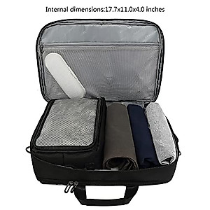 CoolBELL 3 in 1 Travel Backpack 17.3 Inches Laptop Backpack Weekender Casual Daypack Convertible Shoulder Bag Briefcase Water-proof Business Backpack for Men Women (Black)