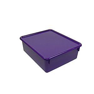 Romanoff, Purple Double Stowaway Tray with Lid