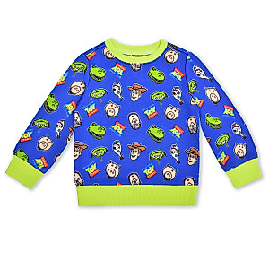 Disney Toy Story Buzz Lightyear, Woody, Rex and Forky Boys Sweatshirt and Pants Set for Toddler to Big Kids