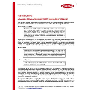 Fronius 4,210,063,800 Primo 5.0-1 Solar Inverter Grid-Tie 5000W - Single Phase - 2 MPPT - 208/240VAC, NEMA 4X Indoor/Outdoor