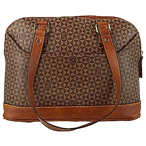 b.o.c. BOC Oakfield Signature EastWest Satchel SaddleSaddle