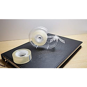 KIDMEN Transparent Tape,Clear Tape for Office, Home, School，5 Dispensered Rolls, 0.7 x 1300 Inch