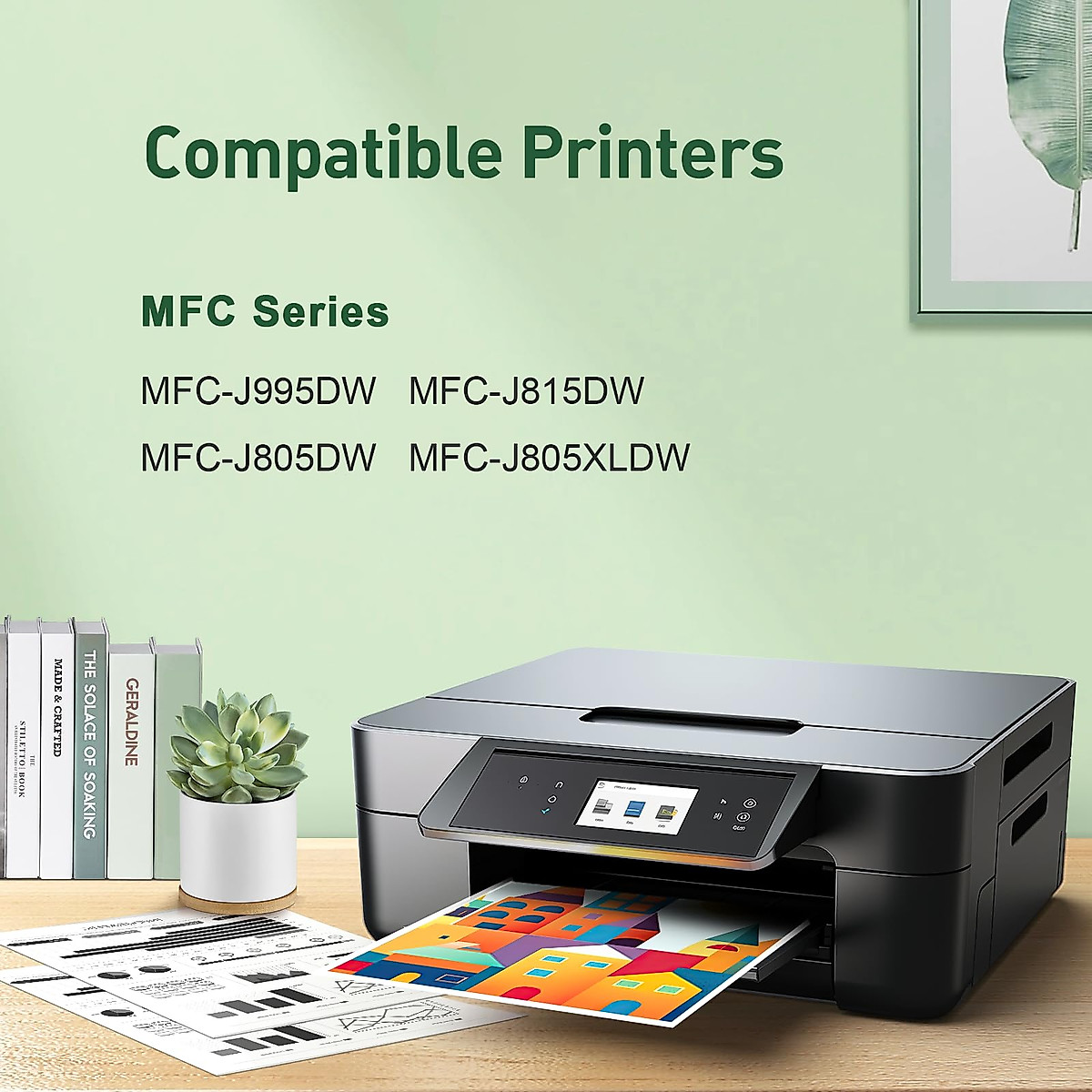 Compatible for Brother LC3033 Ink Cartridges Replacement for LC3033 BK/C/M/Y Ink Cartridges Brother use with Brother MFC-J995DW MFC-J995DWXL MFC-J815DW MFC-J805DW MFC-J805DWXL, 4 for LC3033 LC3035 Ink