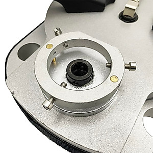 TECHTONGDA Triad Planetary Polisher Wet and Dry Grinder Manual Planetary Polishing Machine Concrete Marble Granite Stone Wet Grinder for Countertops Floors Walls Steps