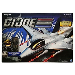 Hasbro G.I. Joe 30th Anniversary Combat Jet Sky Striker XP-21F with Captain Ace Action Figure