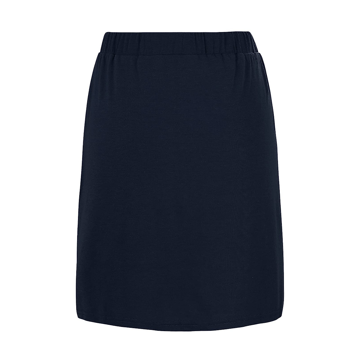 Century Star Tennis Skirts for Women with Pockets Golf Knee Length Skorts Athletic Sports Drawstring Waist Skirts with Shorts 06 Navy Blue X-Large