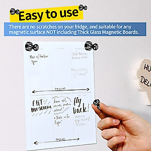 12Pack Fridge Magnets Small Refrigerator Magnets Strong Magnets for Whiteboard Dry Erase Board Map Kitchen Office Adult Neodymium