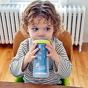 The First Years Disney/Pixar Toy Story Kids Insulated Sippy Cups - Dishwasher Safe Spill Proof Toddler Cups - Ages 12 Months and Up - 9 Ounces - 2 Count