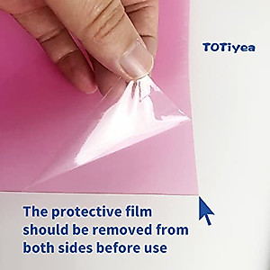 TOTiyea 14 Pieces 11IN x 8.5IN Colored Overlays for Dyslexia, Dyslexia Reading Sheets, Colored Transparency Sheets for Early Readers, Dyslexia Tools 丨School Supplies