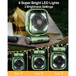 30000mAh Portable Fan Rechargeable with Remote & Oscillating,Battery Operated Fans with Lantern & Timers,Rechargeable Fan for Bedroom,Dorm,Bedside,Small Cordless Fan for Camping,Outdoor,Power Outages