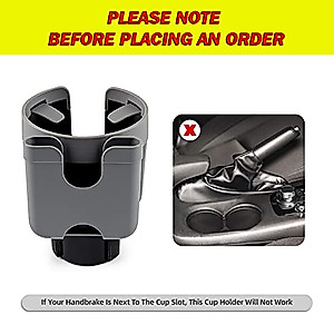 ZXXSFM Dual Expandable Car Cup Holder Expander for Car,Cupstation is A 2-in-1 Cup Holder Expander,Cup Captain Cup Holder,Golf Cart Phone Holder,Fits Most Water Bottles,Drinks,Cell Phones and Cars