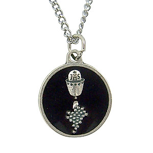 Boys My First Holy Communion Gift Set with Prayer Book, Rosary, and Chalice Pendant