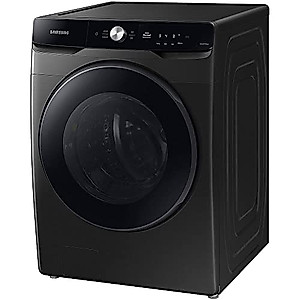 Samsung WF45A6400AV 4.5 Cu. Ft. Brushed Black Large Capacity Smart Dial Front Load Washer