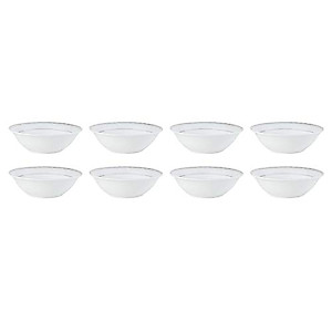 Fitz and Floyd Gold Serif 32-Piece Dinnerware Set, Service For 8, Serif Pattern