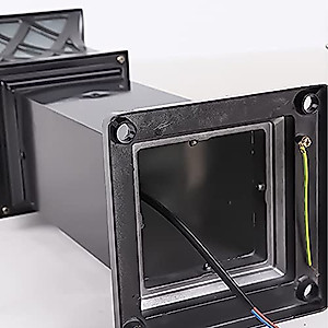 Enlylyog Fashionable Modern Solar Lawn Lamp, Outdoor European Style Home Garden Lamp, Park Landscape Lamp, Antique Garden Waterproof Lawn Lamp