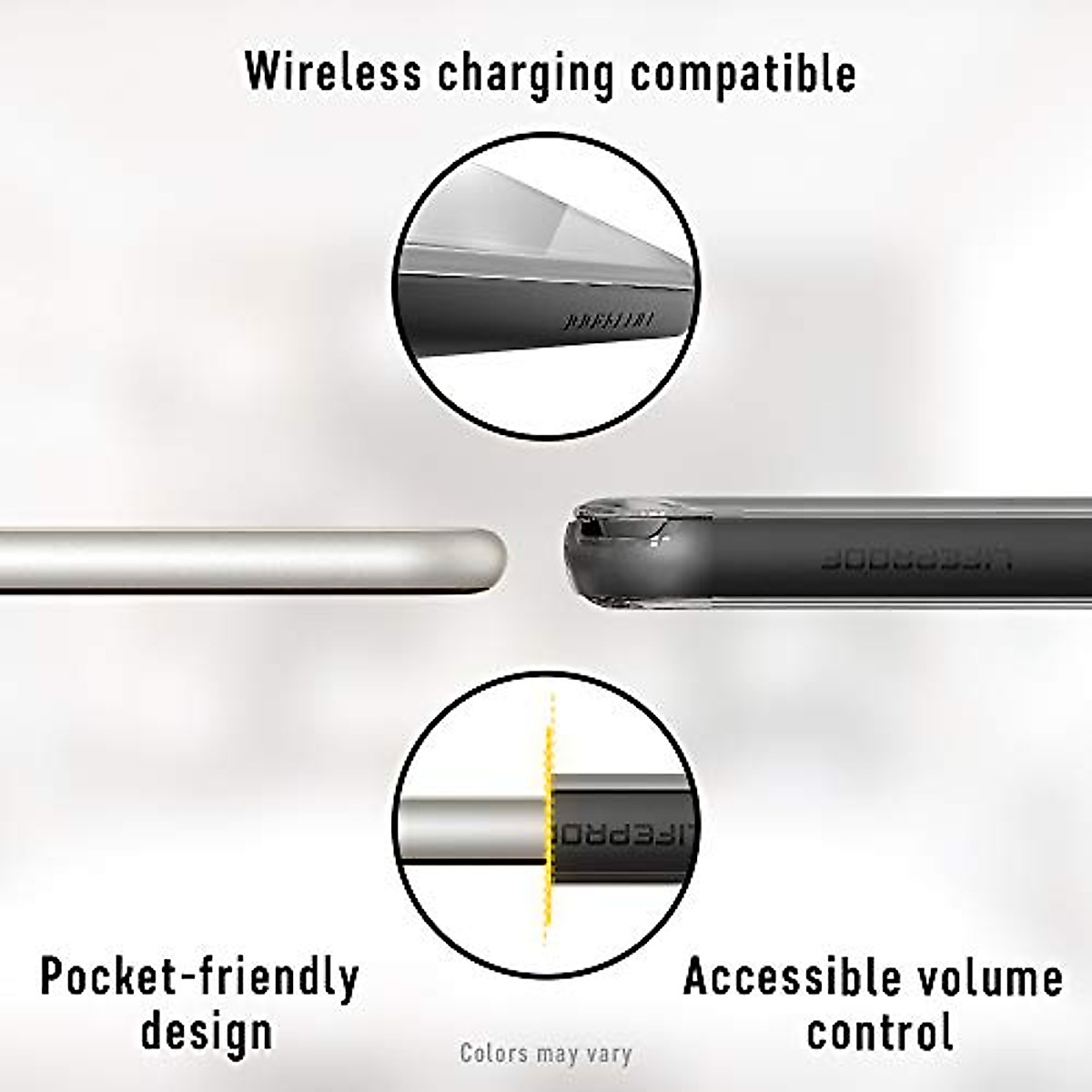 LifeProof NEXT SERIES Case for iPhone 11 Pro Max - BLACK CRYSTAL (CLEAR/BLACK)