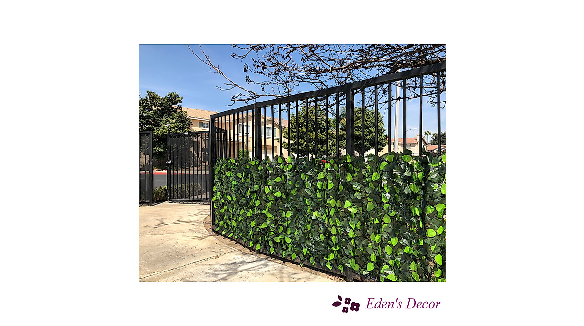 Eden's Decor Artificial Ivy Privacy Fence Screen