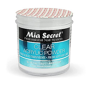 Mia Secret Clear Acrylic Powder (4oz)