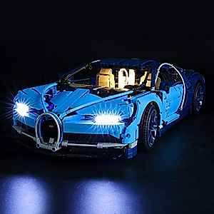 BRIKSMAX Led Lighting Kit for Bugatti Chiron - Compatible with Lego 42083 Building Blocks Model- Not Include The Lego Set