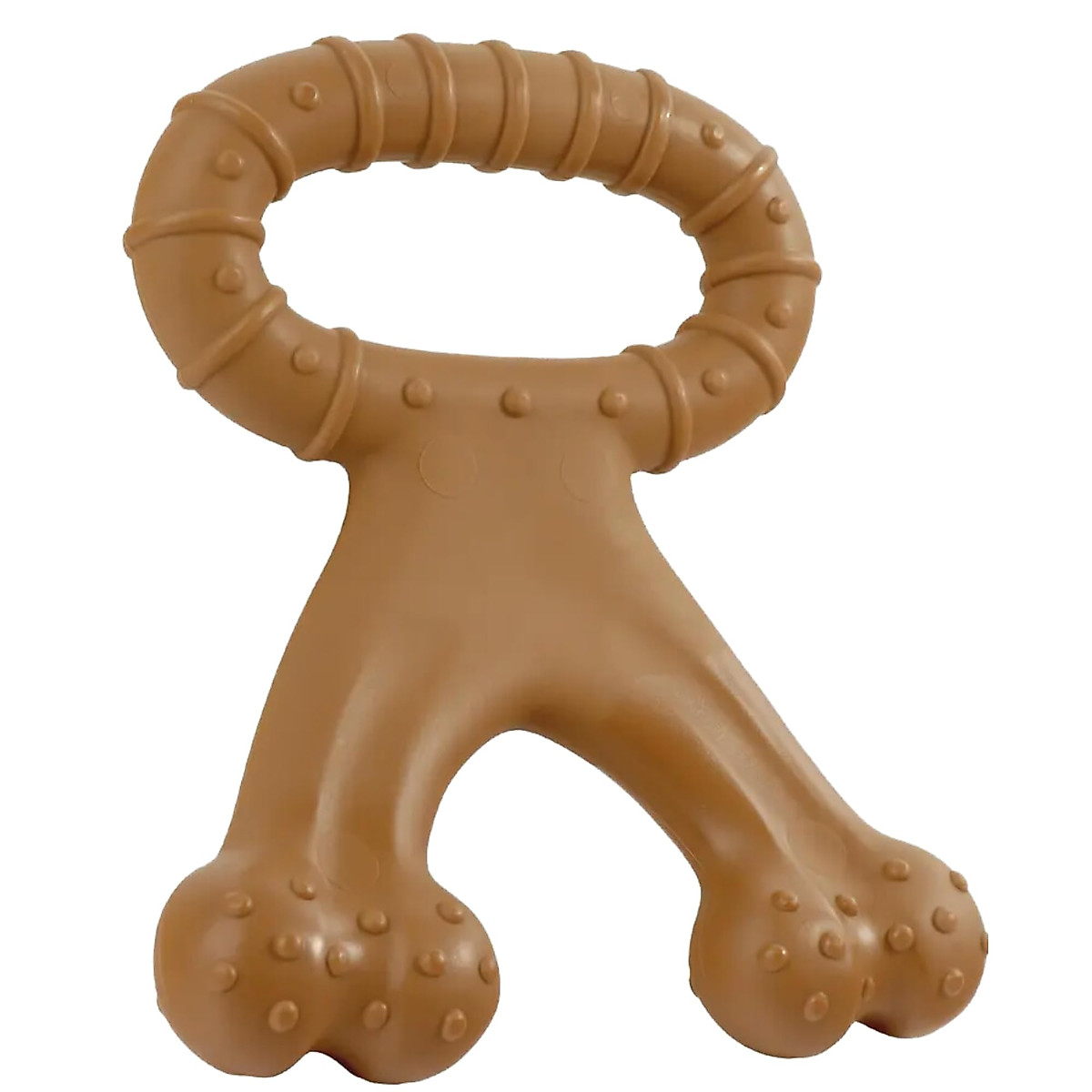 Mias Pawsome Pets German Shepherd Tested Wishbone: Beef Flavor Indestructible Dog Chew Toy for Aggressive Chewers, Tough & Durable Interactive Toy for All Breeds and Sizes, Alleviates Boredom