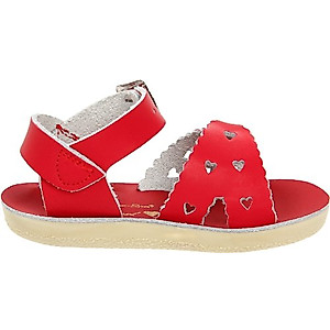 Salt Water Sandals by Hoy Shoe Sweetheart,Red,5 M US Toddler