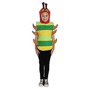 fun shack Kids Caterpillar Costume Kids, Caterpillar Halloween Costume, Insect Costume Kids, Book Character Costumes for Kids, X-Large