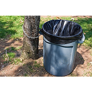Aluf Plastics Heavy Duty 55 Gallon Trash Bags - (Value 50 Pack) - 1.5 MIL equivalent Industrial Strength Plastic 35" x 55" for 50-55 Gal Cans -Fits Toter, Rubbermaid Brute, Carlislie Bronco etc.