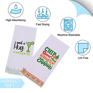 LXOMILL Margarita Funny Kitchen Towels, Margarita Taco Lovers Gifts, I Need A Huge Margarita, Cute Hostess, House Warming Gift