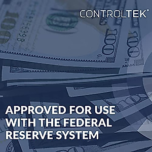 ControlTek SafeLok 12" x 16", Clear, Case of 500, Tamper-Evident Deposit Bags, Cash Currency Handling & Valuables, Moisture, Heat, Cold Detection, Tear-off Receipt + Large Barcodes 585093