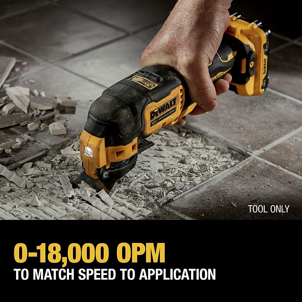 DEWALT XTREME 12V MAX Brushless Cordless Oscillating Tool Only (DCS353B)