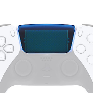 eXtremeRate Chrome Gold Glossy Replacement Touchpad Cover Compatible with ps5 Controller BDM-010 & BDM-020, Custom Part Touch Pad with Tool Compatible with ps5 Controller - Controller NOT Included
