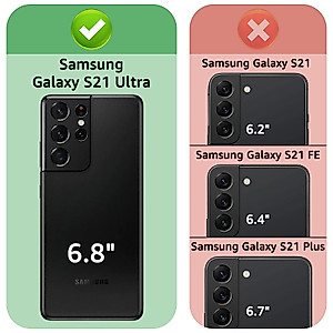 XcaseBar for Samsung Galaxy S21 Ultra Wallet case with Zipper Credit Card Holder【RFID Blocking】, Flip Folio Book PU Leather Phone case Shockproof Cover Women Men for Samsung S21Ultra case Light Brown