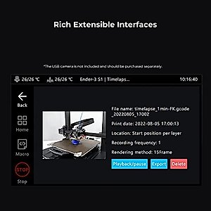 Creality Sonic Pad 7 Inch Touch Screen 3D Printer Smart Pad Based on Klipper Firmware Higher Printing Speed Support Keyboard Control time-Lapse Shoot Al Detection for Ender-3 S1 Pro/CR-10 Smart etc