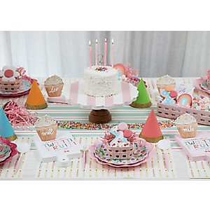 Mud Pie Woven Cracker Dish, Pink, 2" x 12"